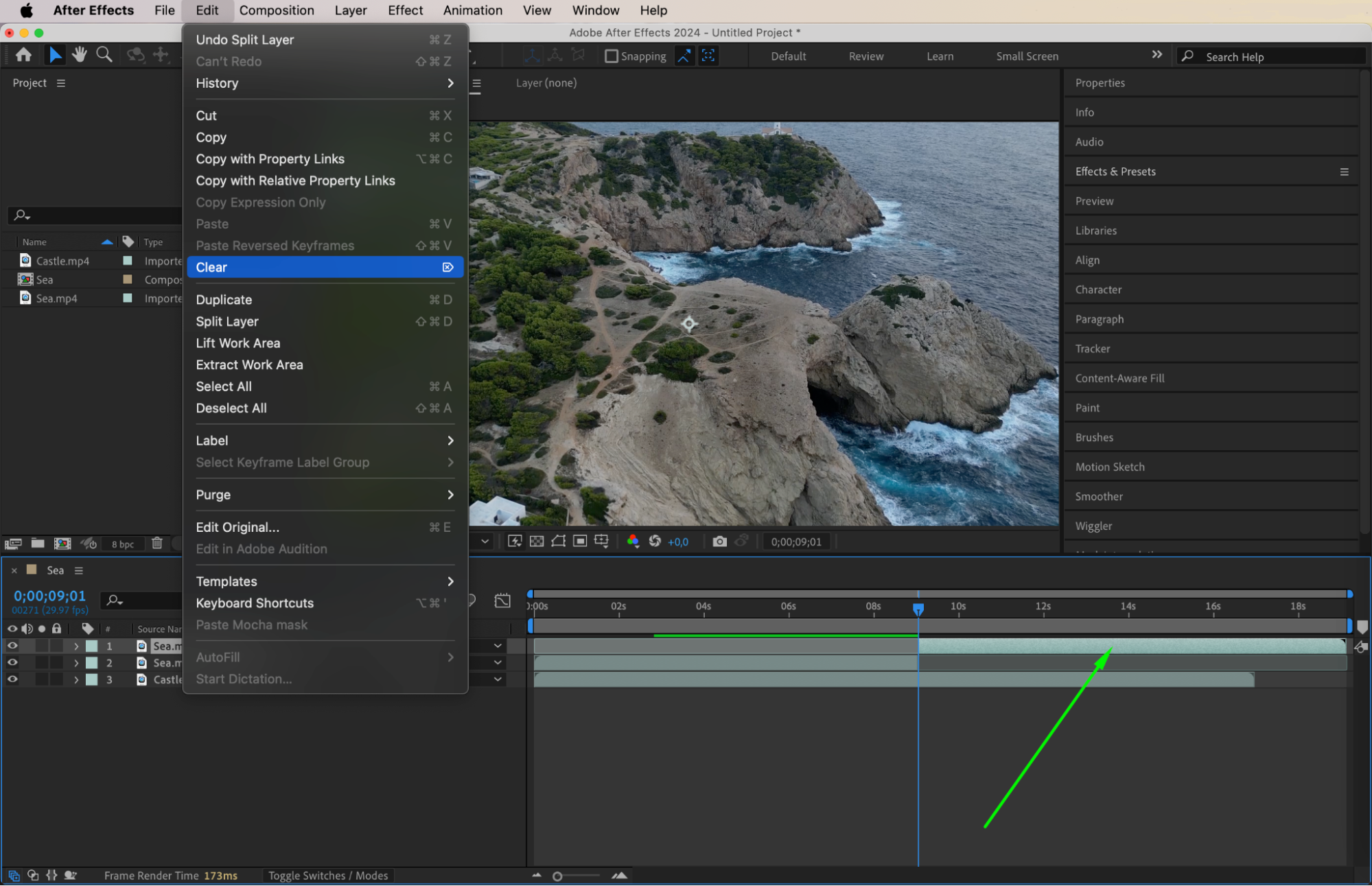 How to Cut a Footage in After Effects | aejuice.com