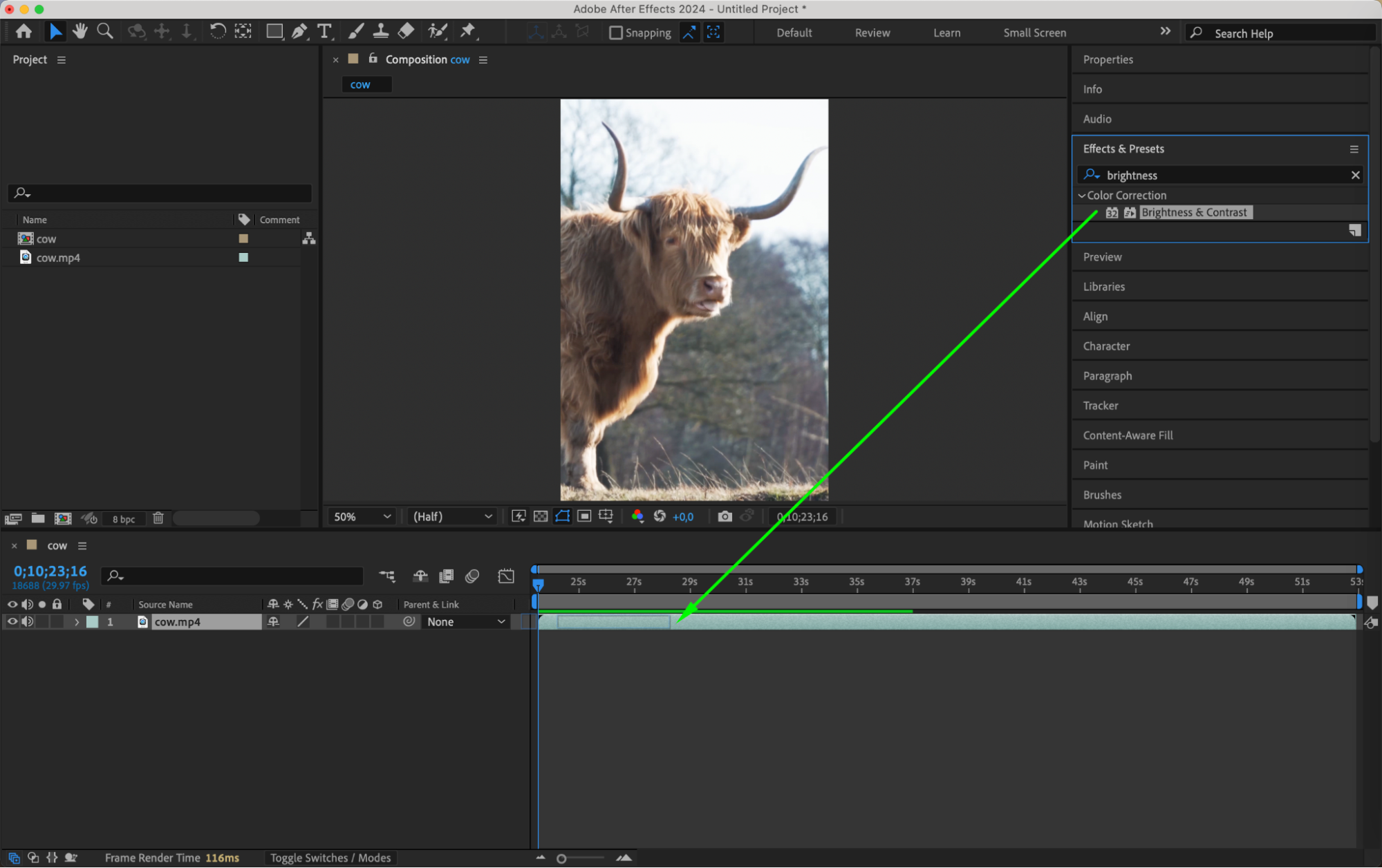 How to Adjust Video Brightness and Make a Video Darker in After Effects ...