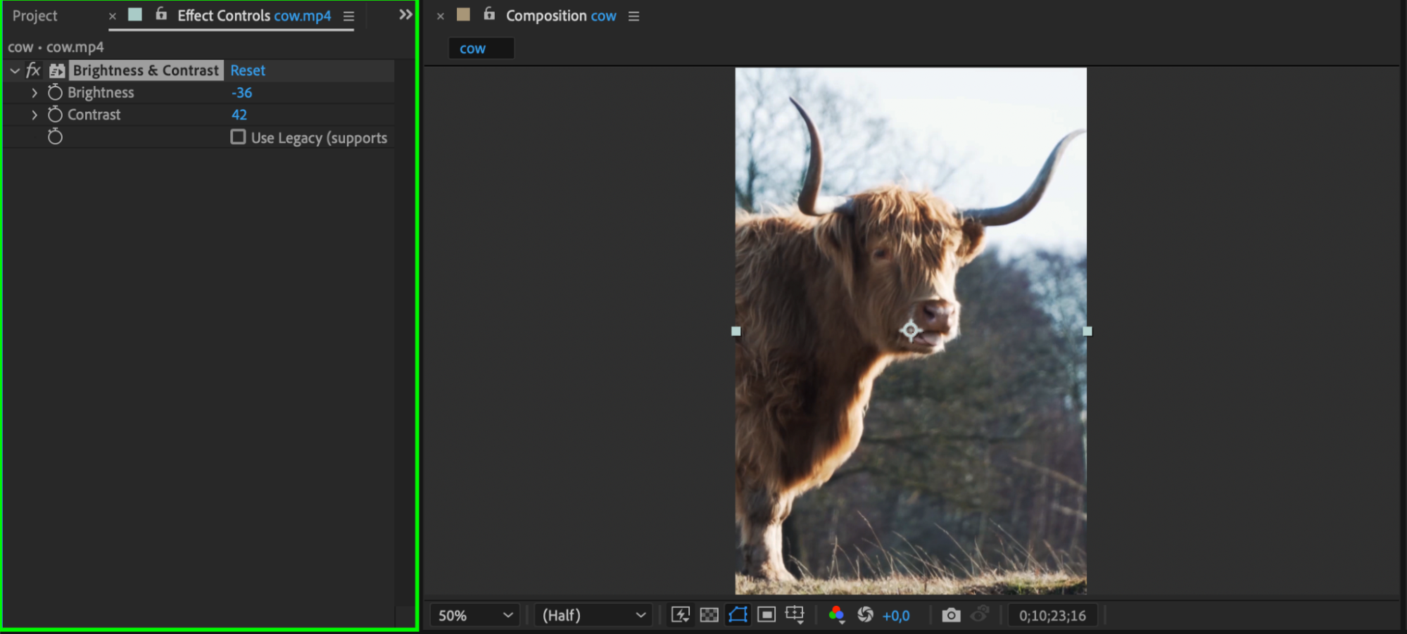 How to Adjust Video Brightness and Make a Video Darker in After Effects ...