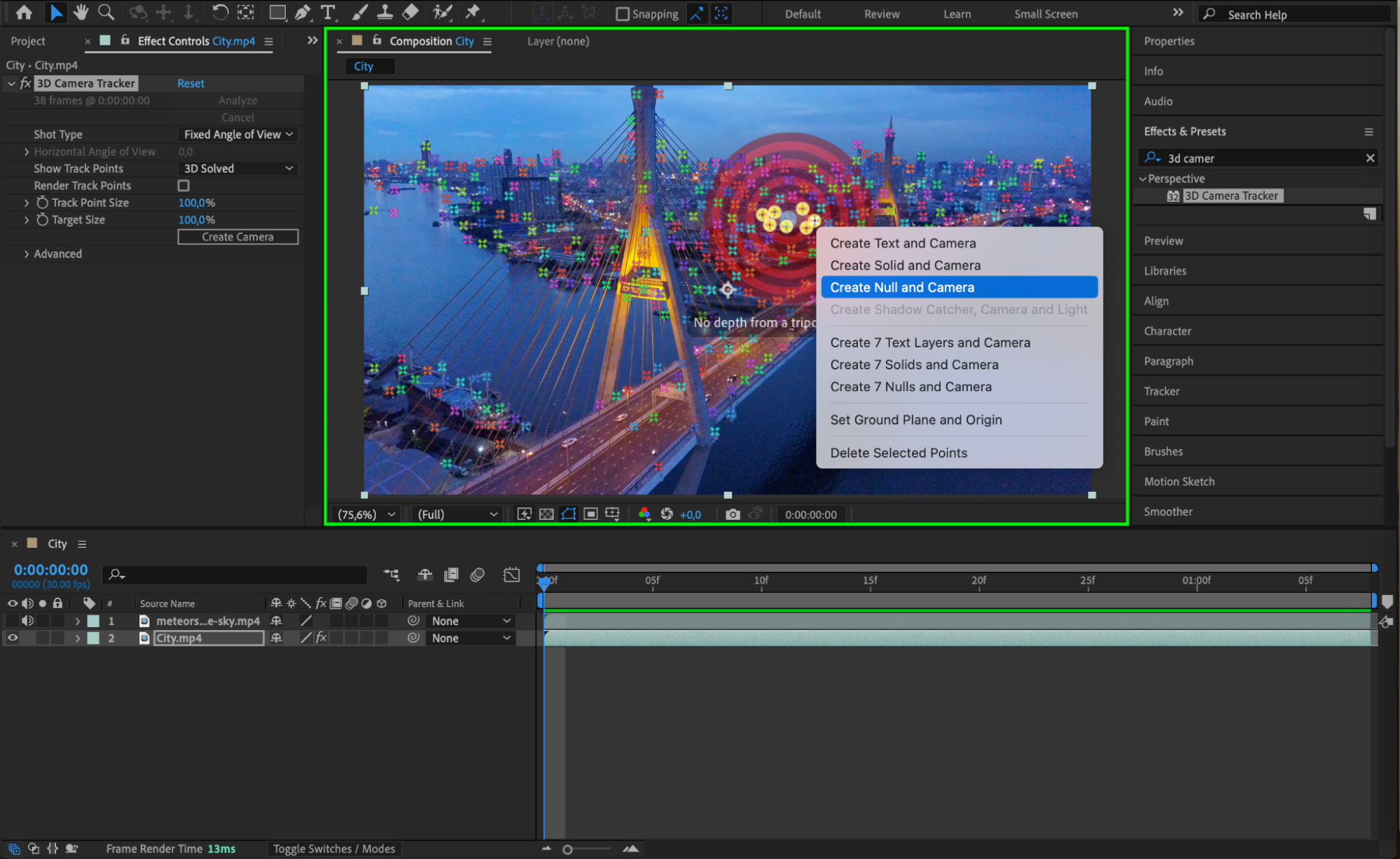 How to Create a Realistic Meteor Effect in After Effects | aejuice.com