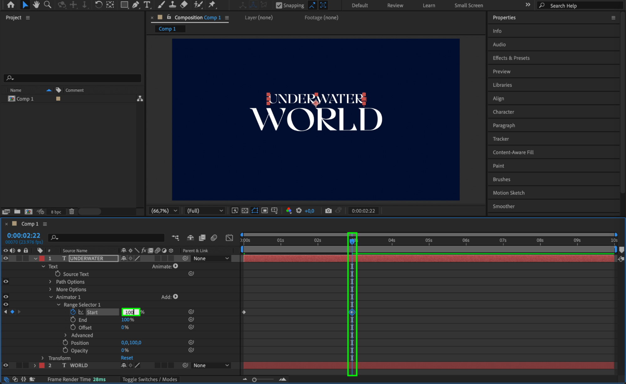 How to Create a Typography Video in After Effects | aejuice.com