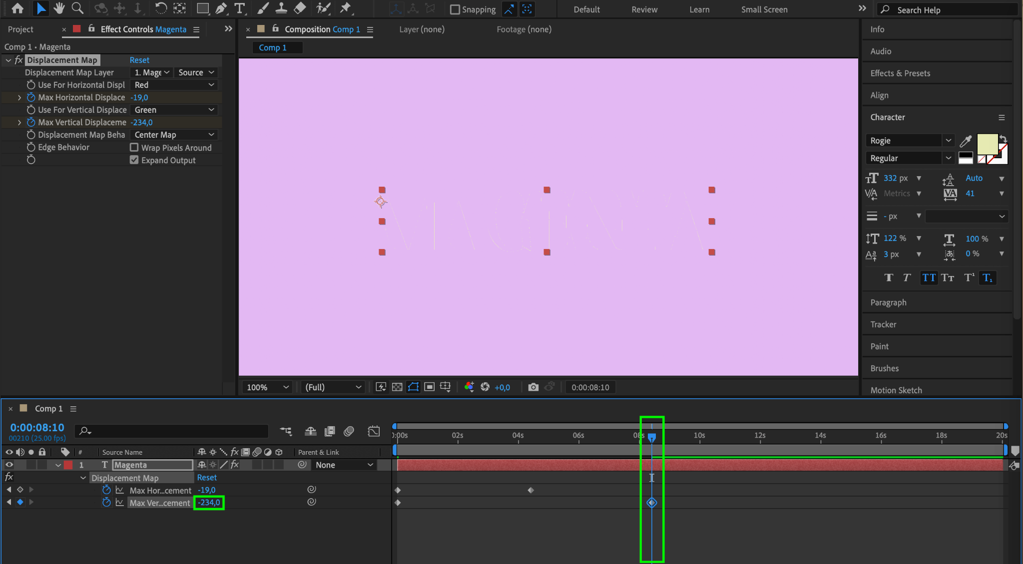 How to make text dissolve in after effects - AEJuice