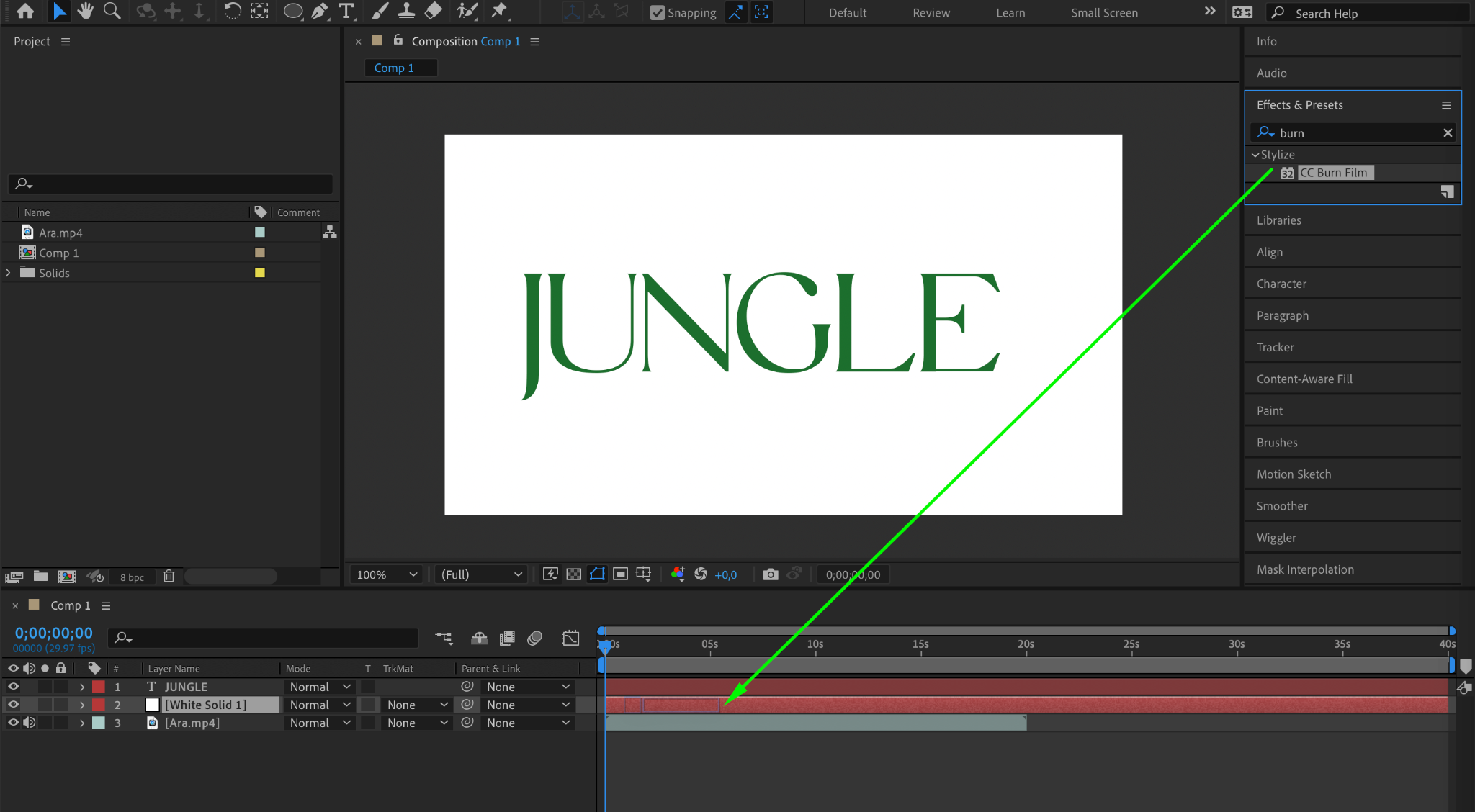 How to find track matte in after effects - AEJuice