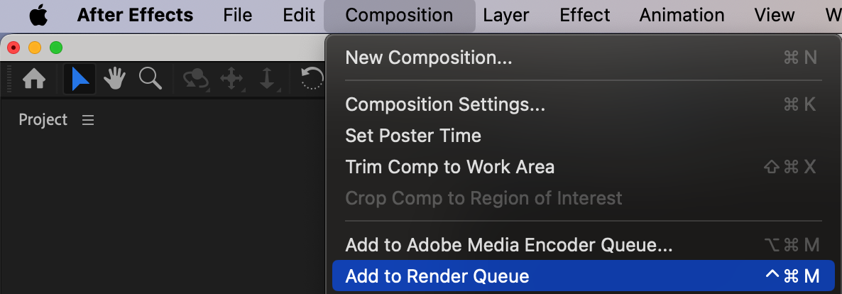 How to start render in after effects - AEJuice