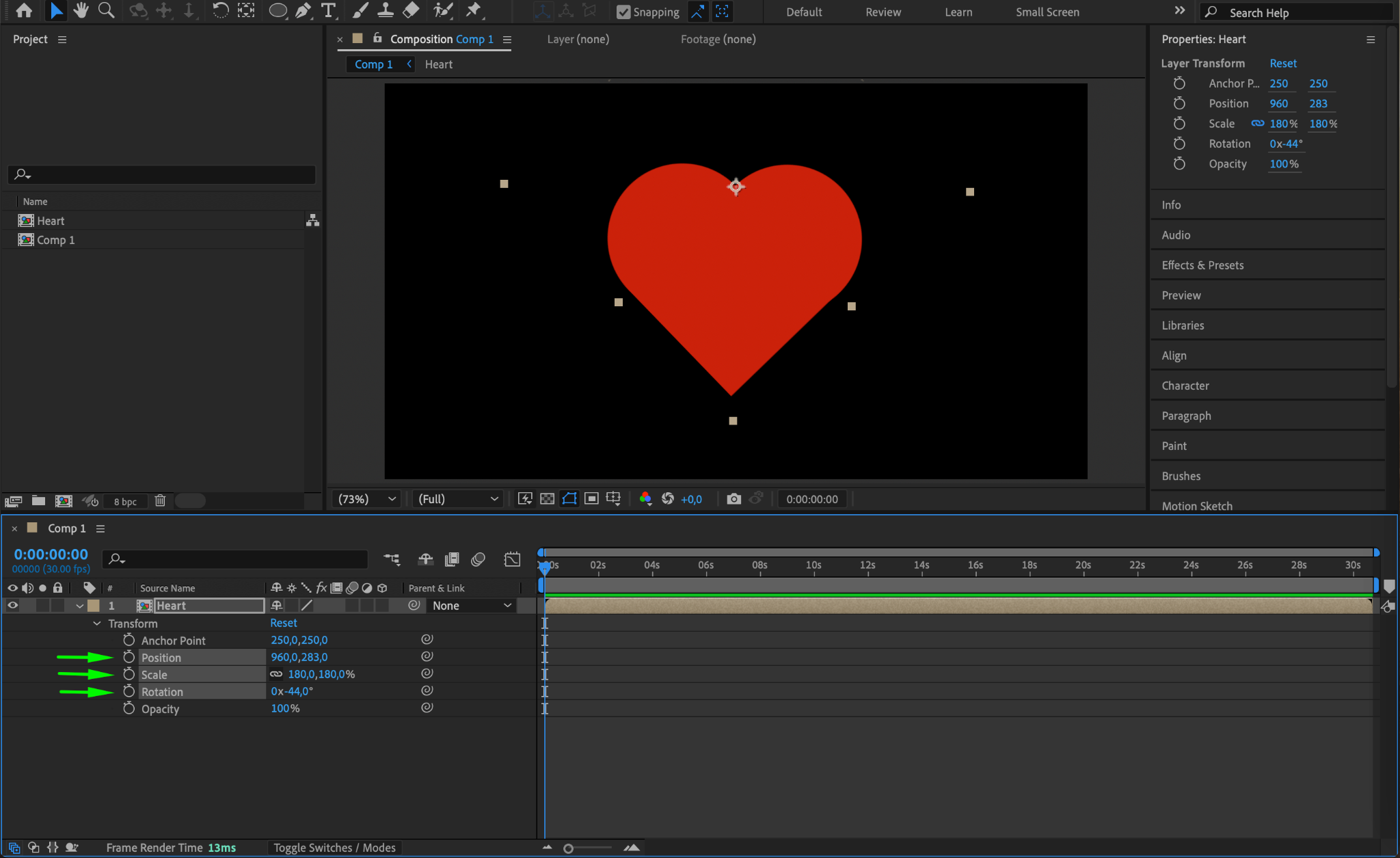 How to Make a Heart in After Effects - AEJuice