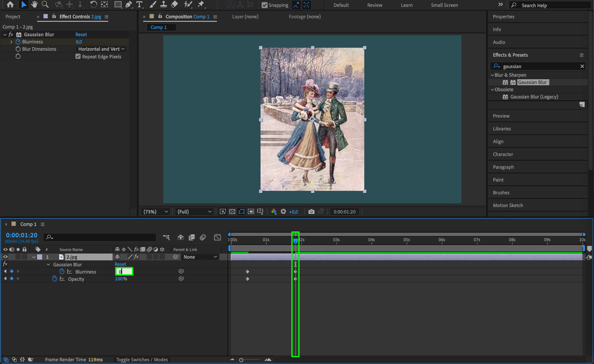 How to make an image appear in after effects - AEJuice