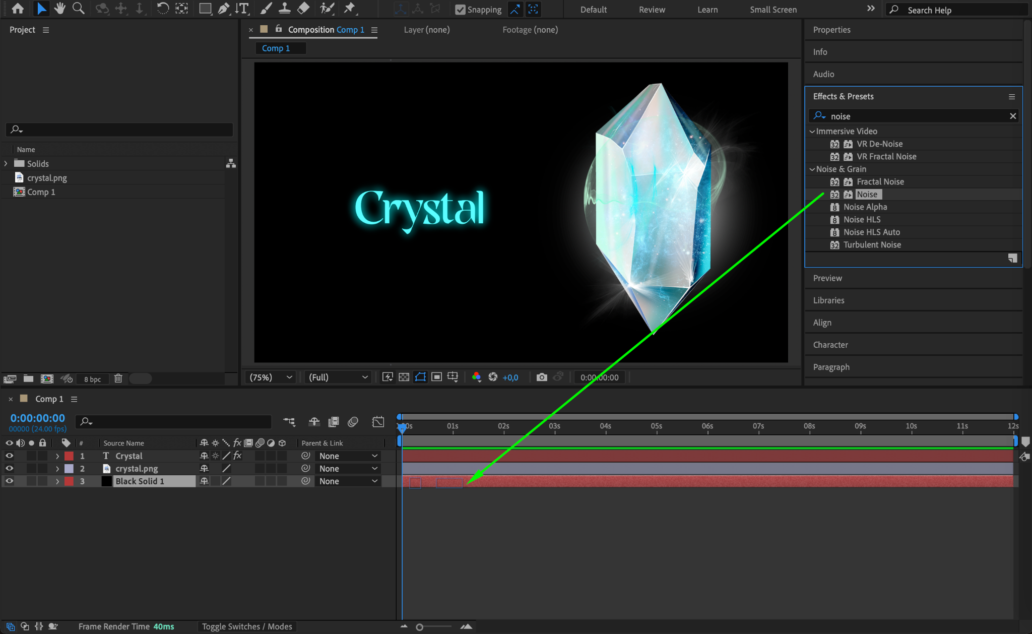 How to add black background in after effects - AEJuice